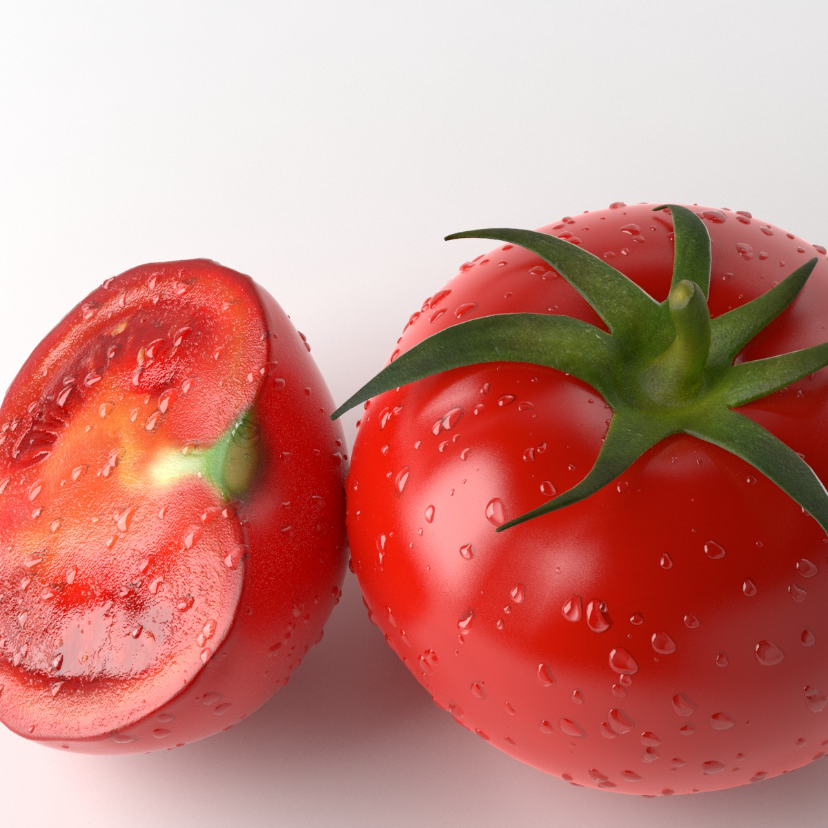 photorealistic tomato realistic 3d model