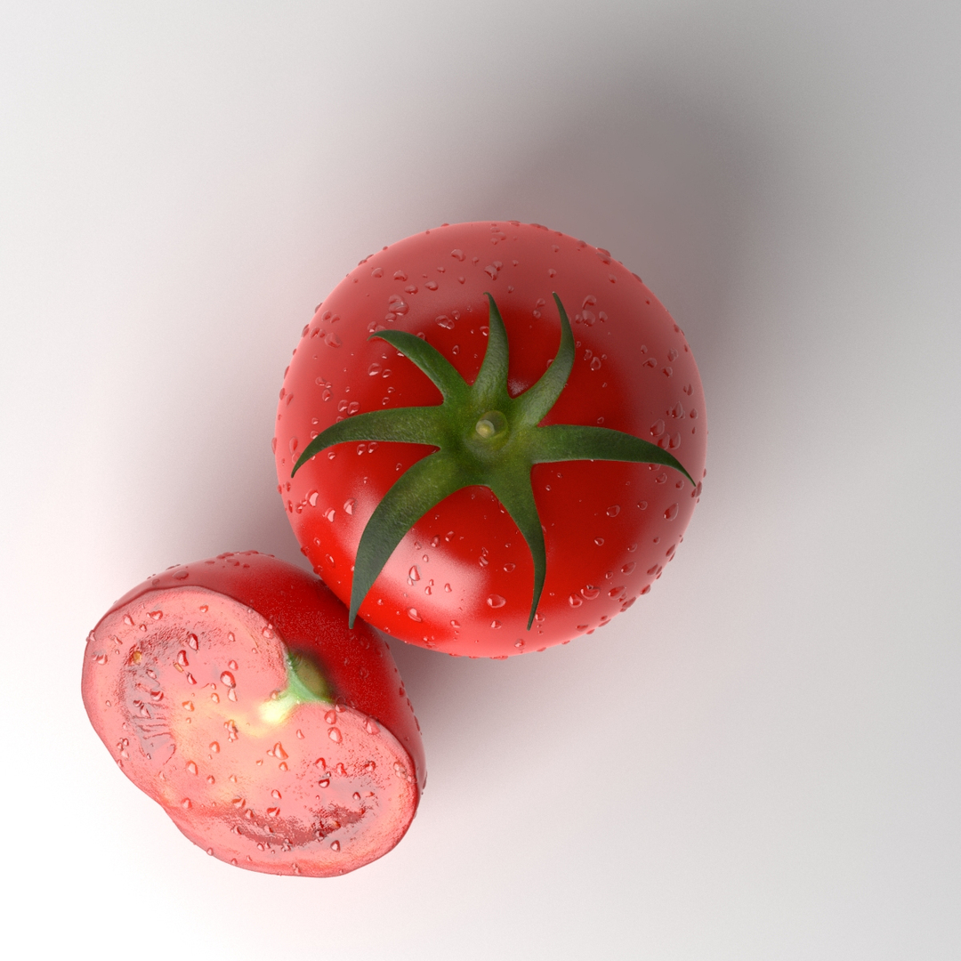 photorealistic tomato realistic 3d model