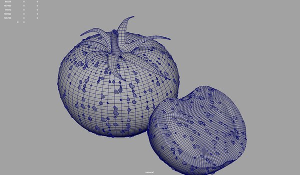 photorealistic tomato realistic 3d model