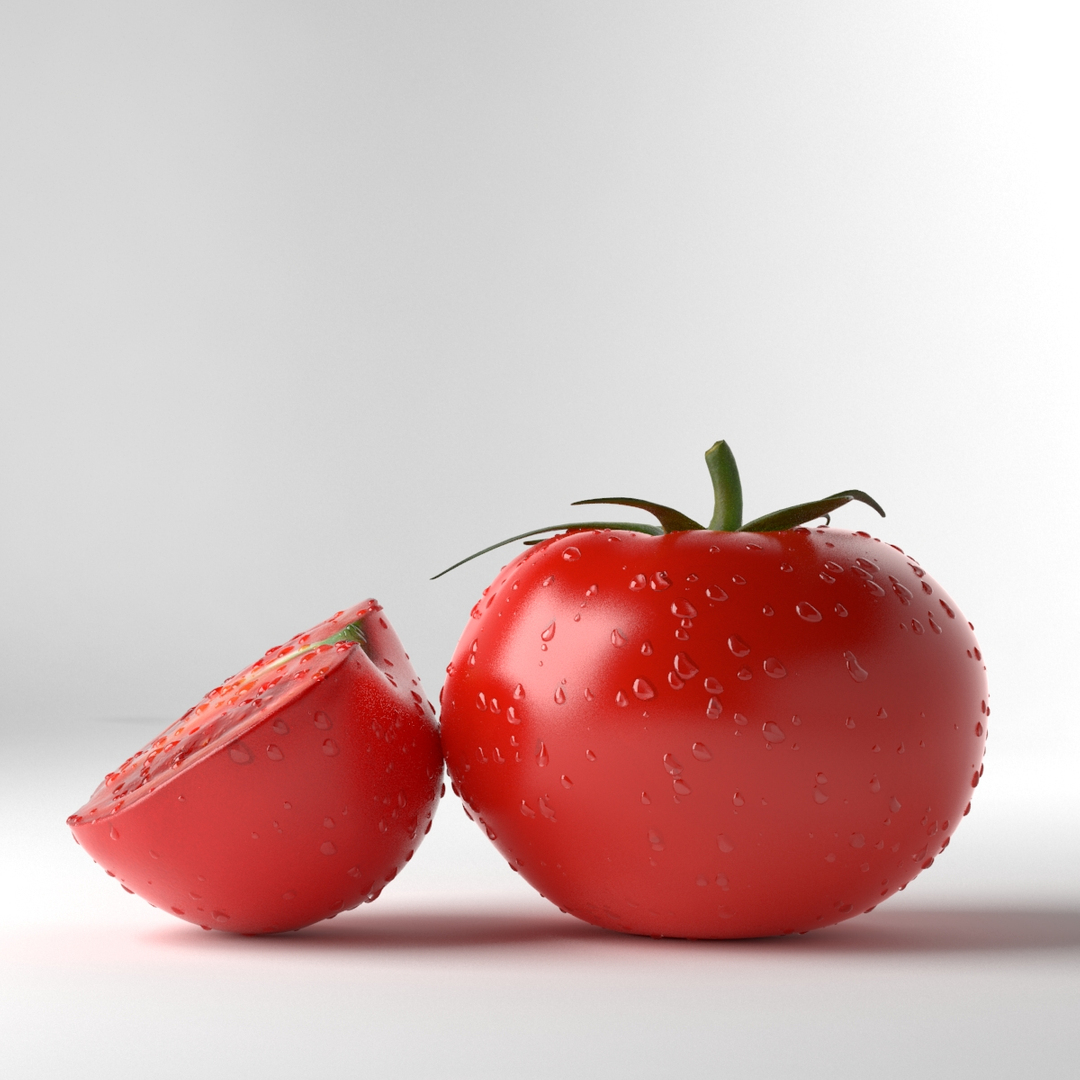 photorealistic tomato realistic 3d model