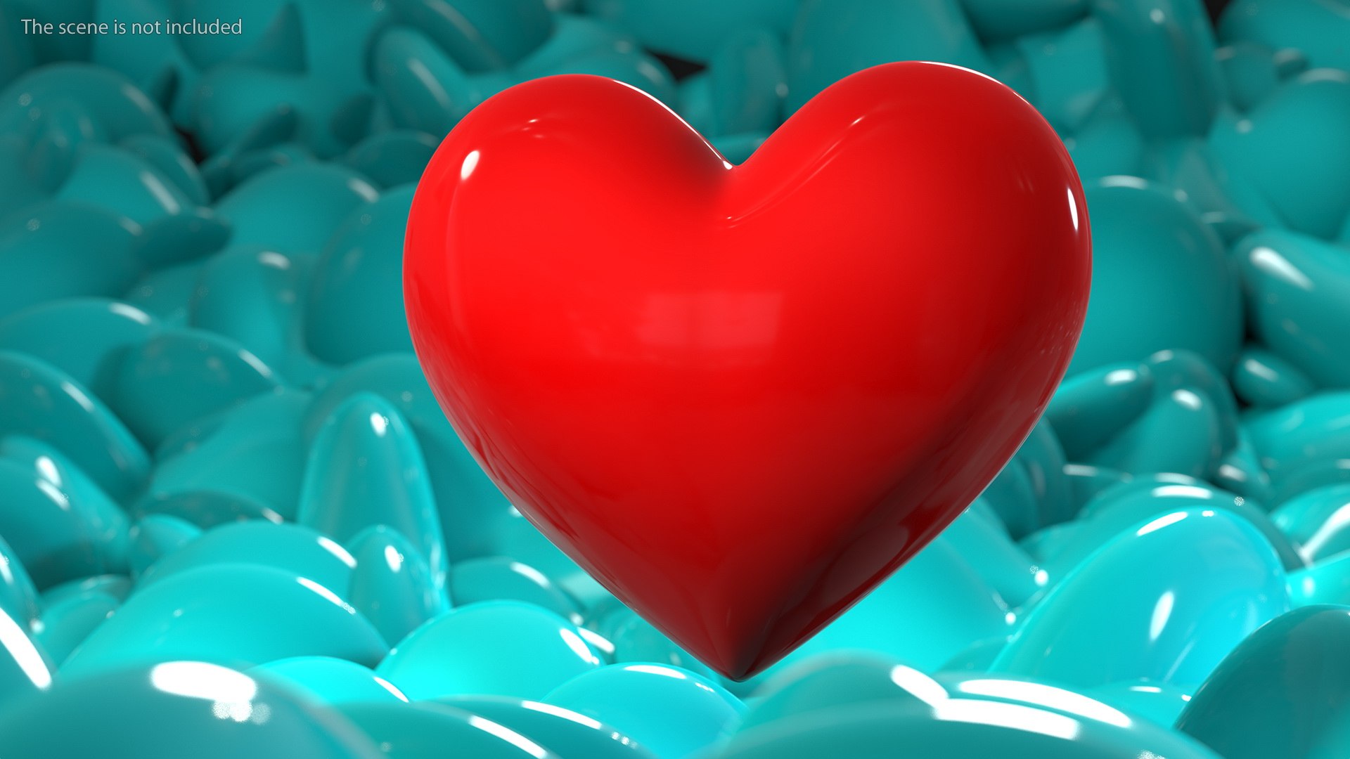 3D Red Heart Emoji Model - TurboSquid 1799371