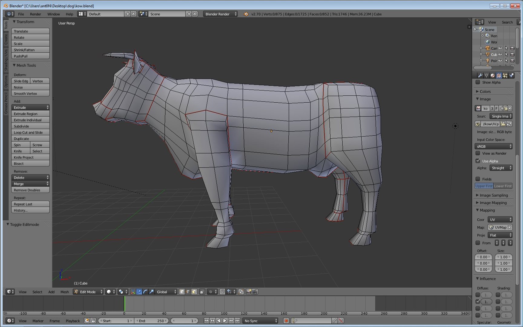 Cow Games Obj