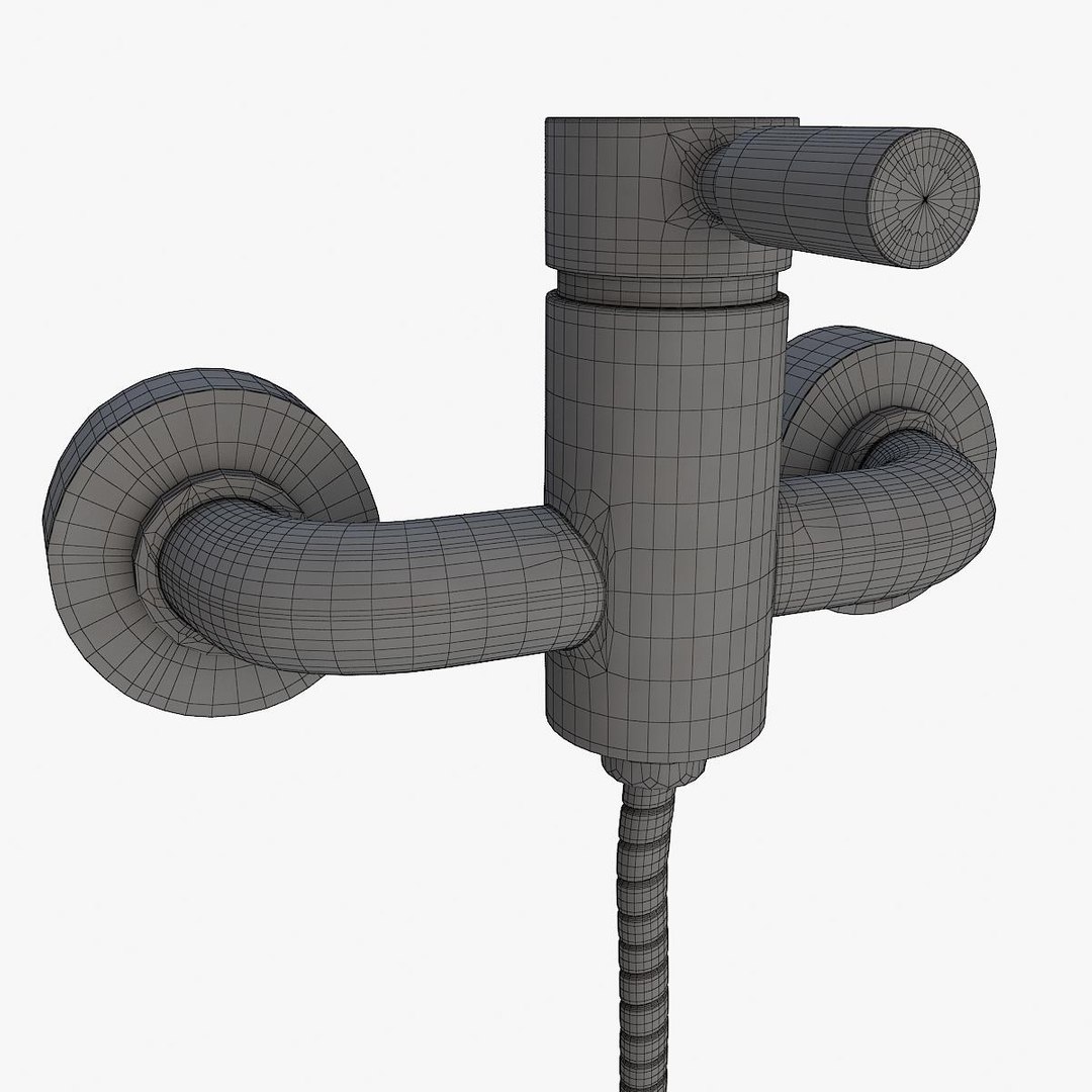 3d bath faucets handshower 01 model