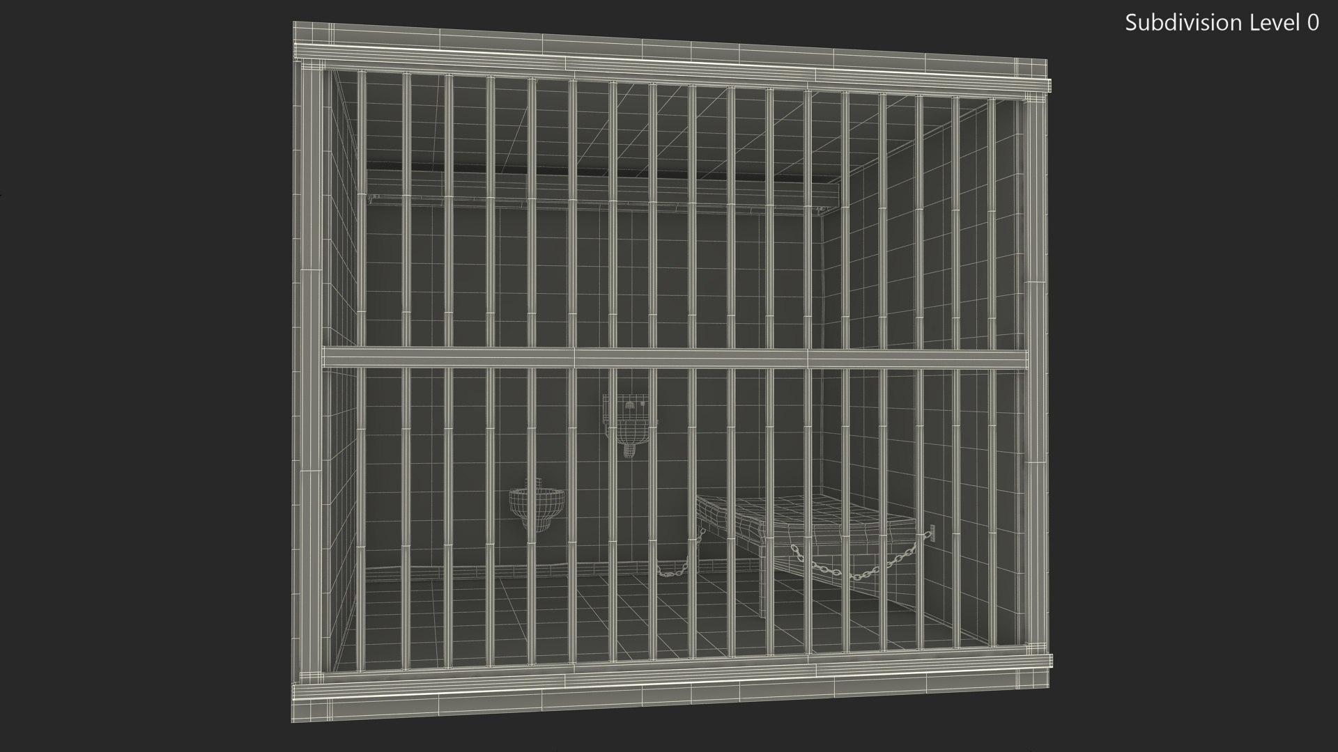 Single Prison Cell 3D - TurboSquid 2137071
