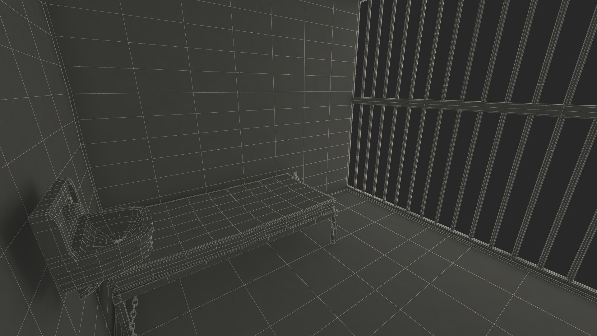 Single Prison Cell 3D - TurboSquid 2137071