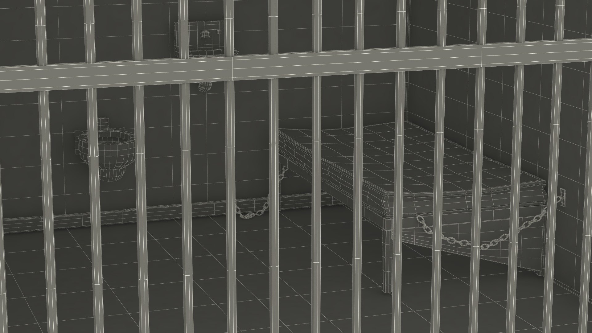 Single Prison Cell 3D - TurboSquid 2137071