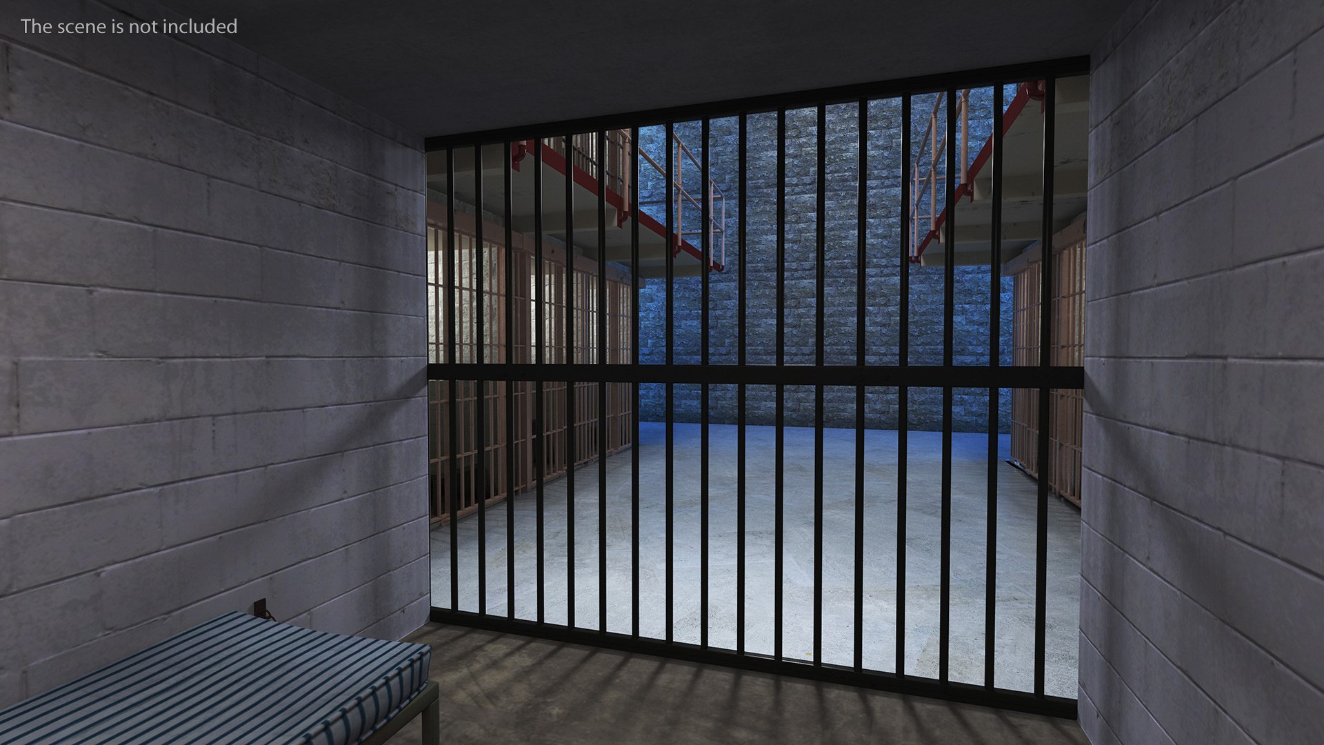 Single Prison Cell 3D - TurboSquid 2137071