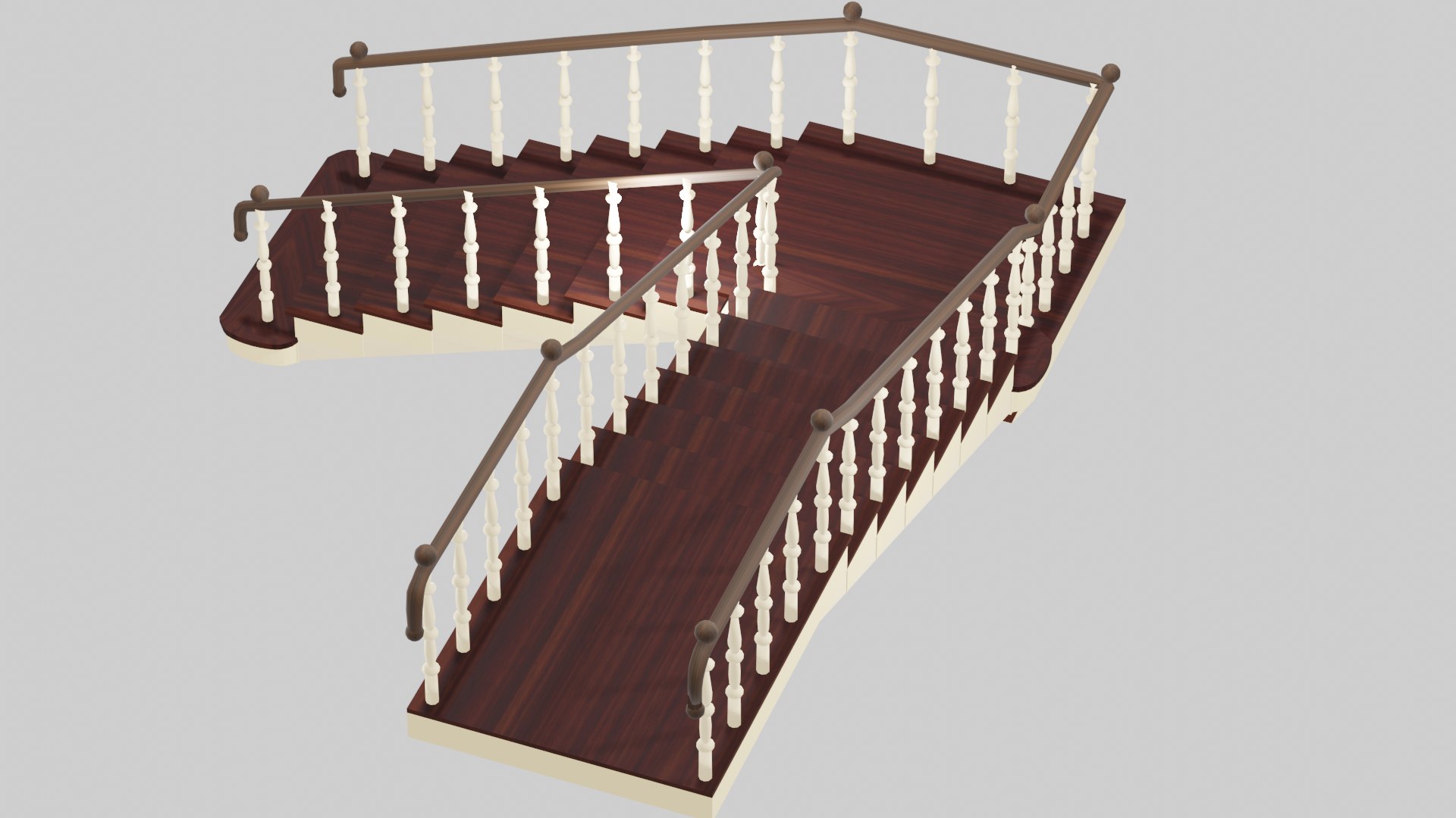 Staircase 3D Model - TurboSquid 1669561