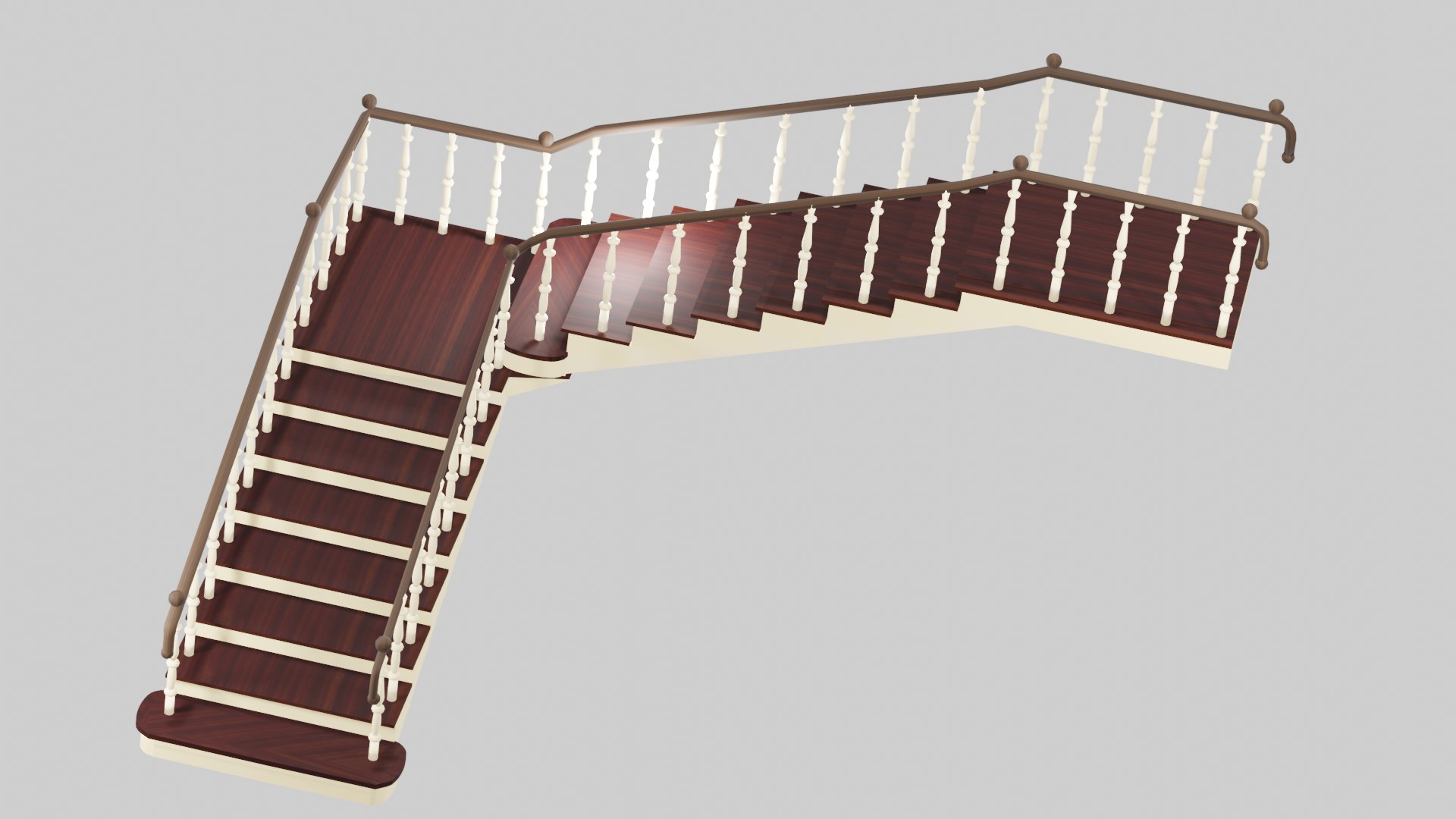 Staircase 3D Model - TurboSquid 1669561