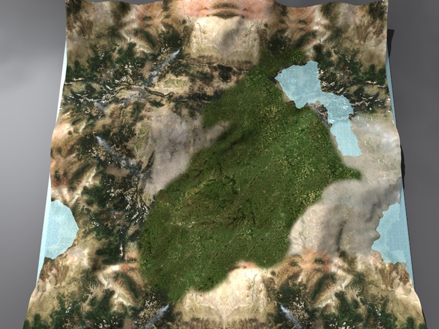 Terrain Landscape 3d C4d