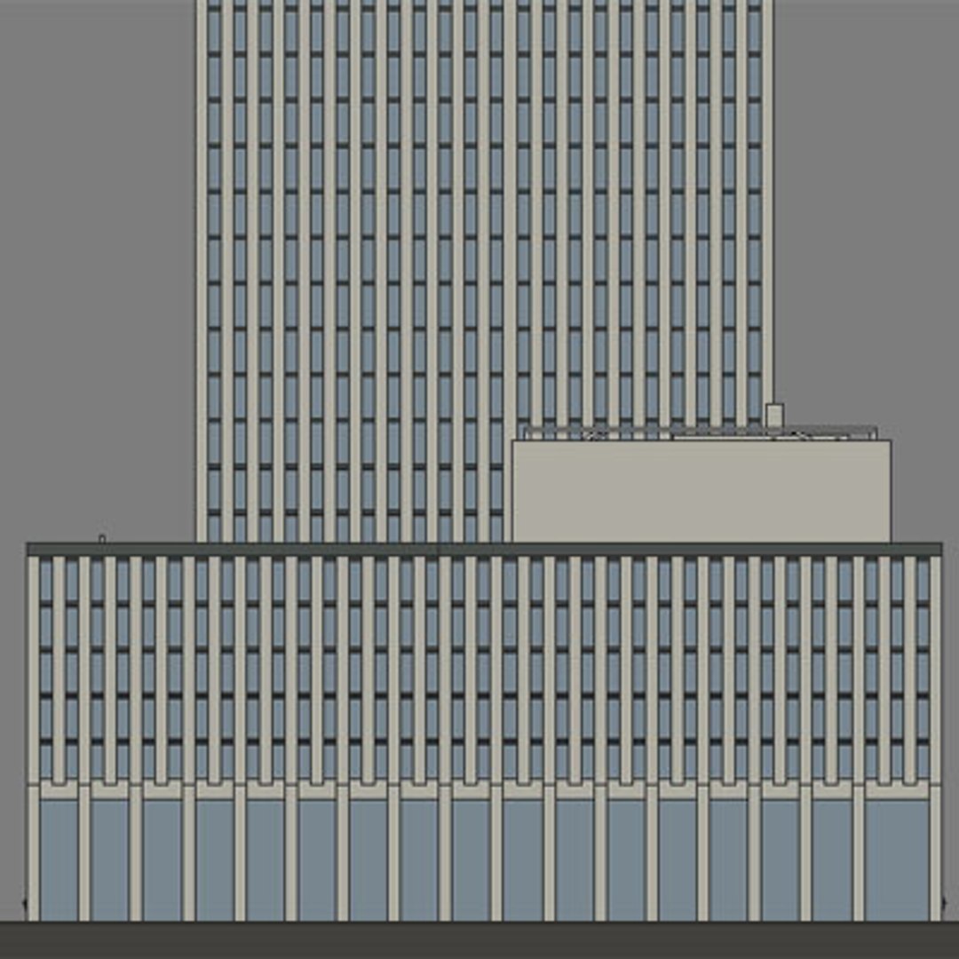 3ds Max Exxon Building