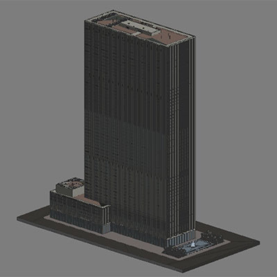 3ds Max Exxon Building