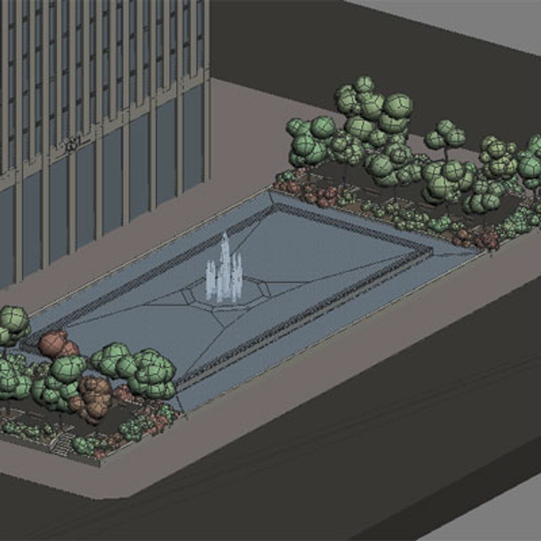 3ds Max Exxon Building