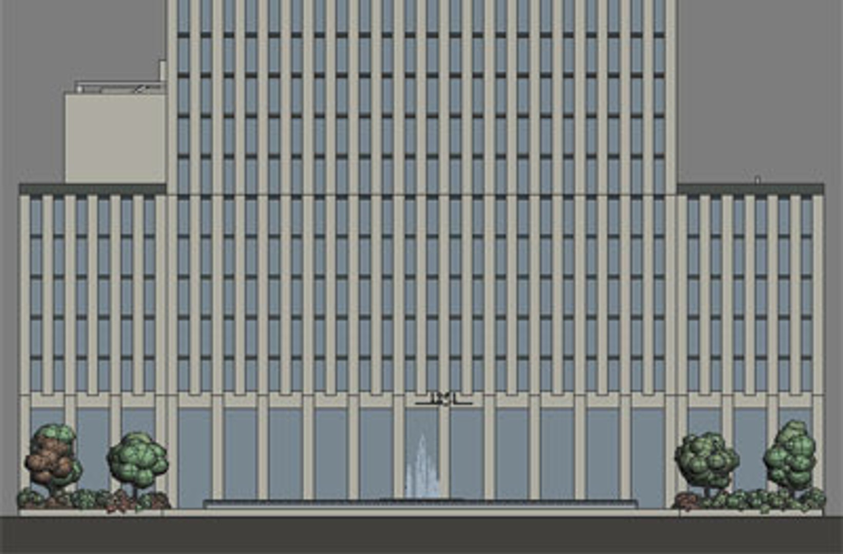 3ds Max Exxon Building