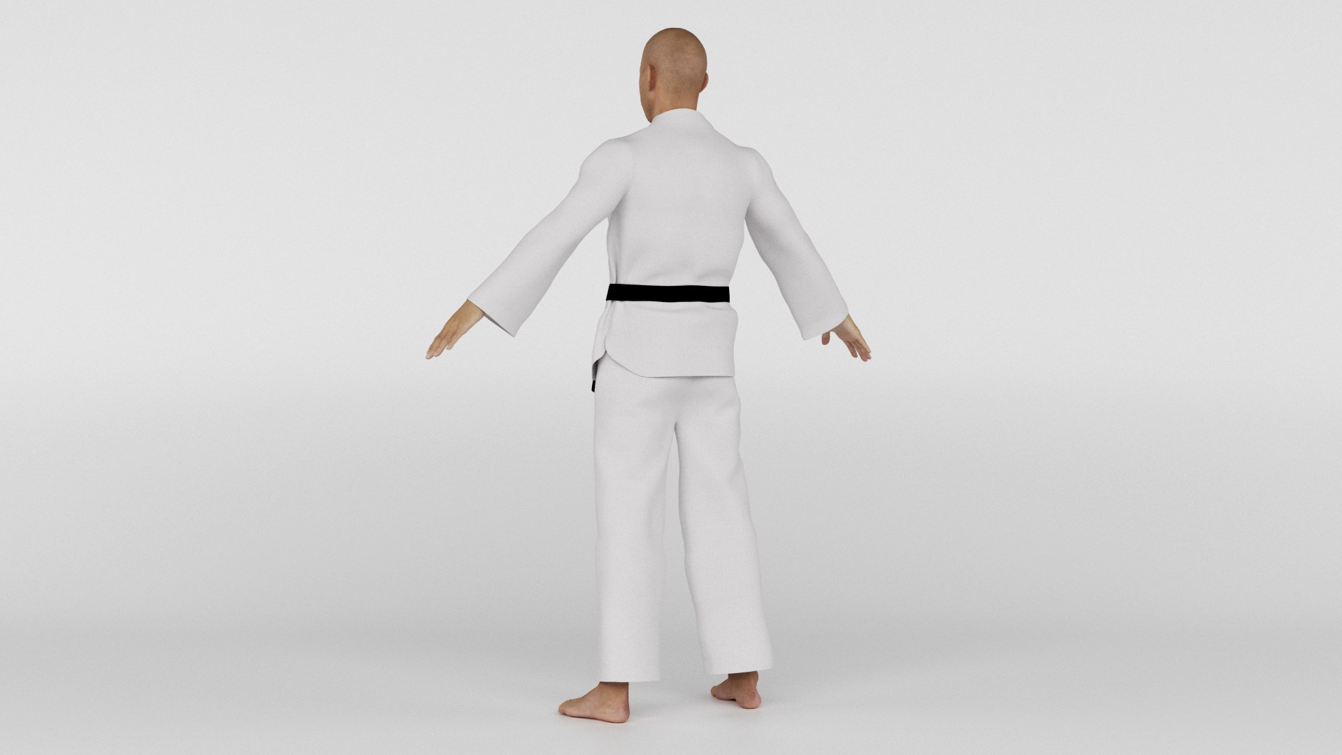 3D Karate Fighter - TurboSquid 1743760