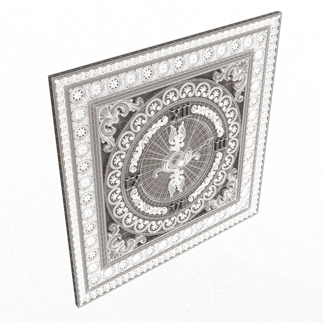 3D Model Classic Wall Clock 05 Chrome - TurboSquid 2137874