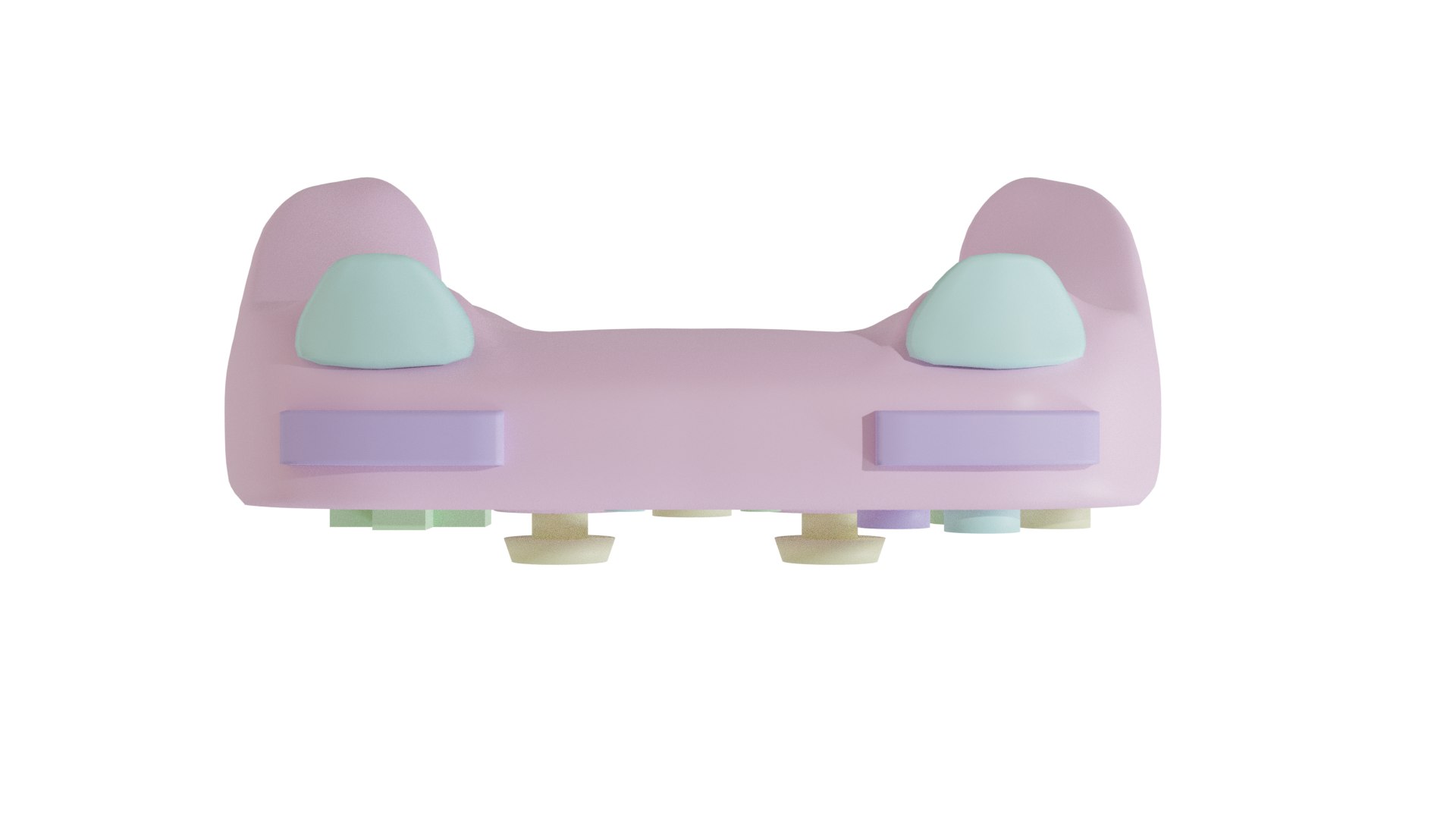 Pastel Video Game Controller 3D model - TurboSquid 1988695