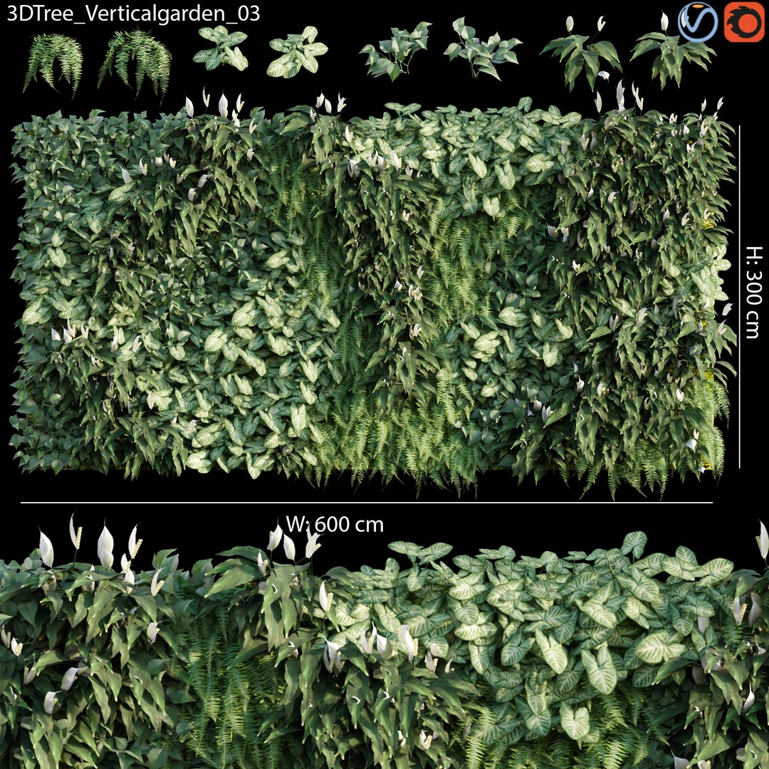 3D Model Vertical Garden 03 - TurboSquid 1794918