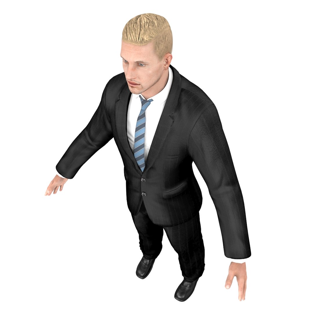 Businessman Man 3D Model - TurboSquid 1258714
