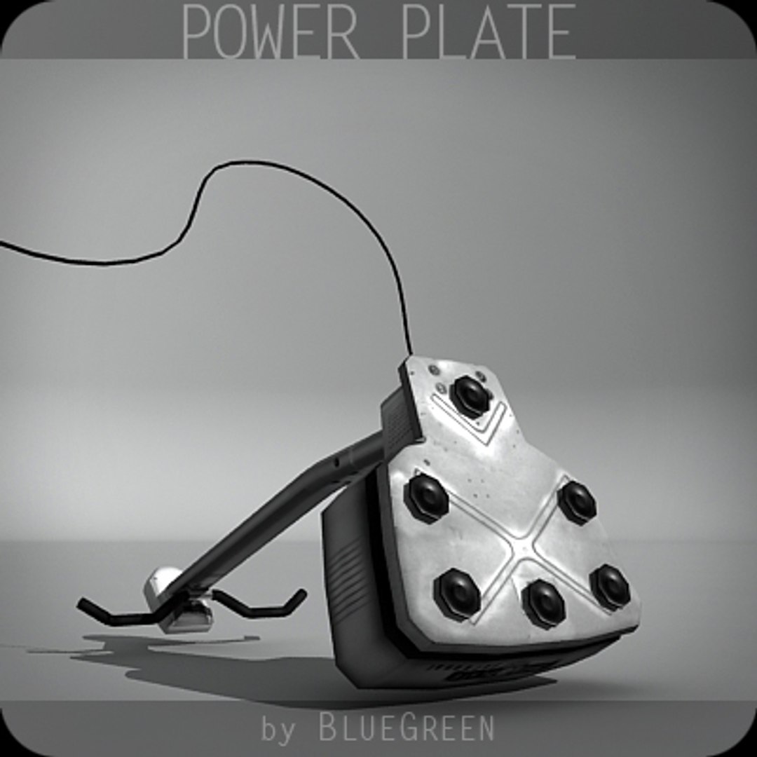 Power Plate 3d Model