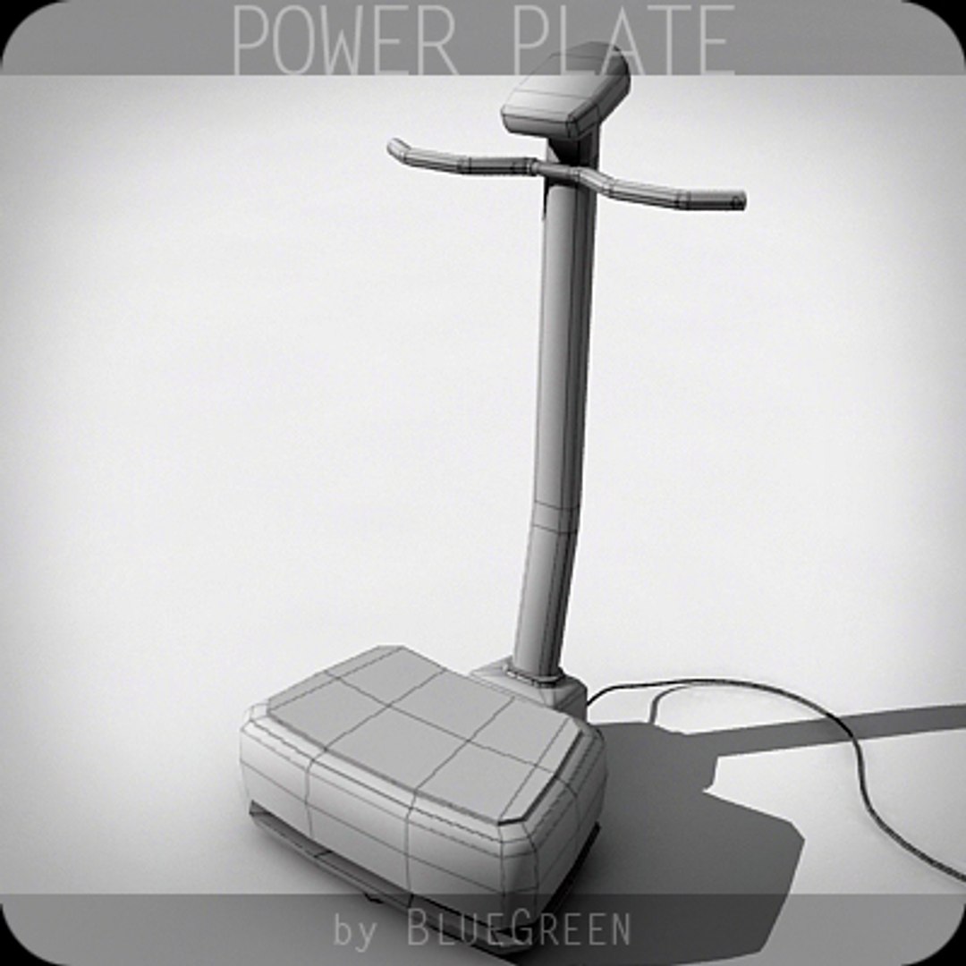 Power Plate 3d Model