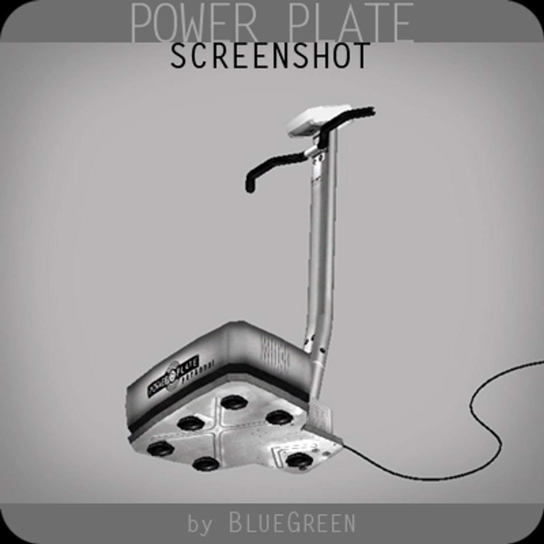 Power Plate 3d Model
