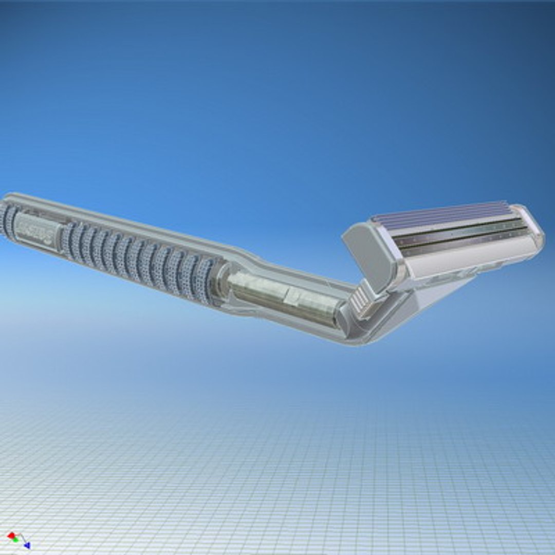 3ds max razor gillette sensor excel