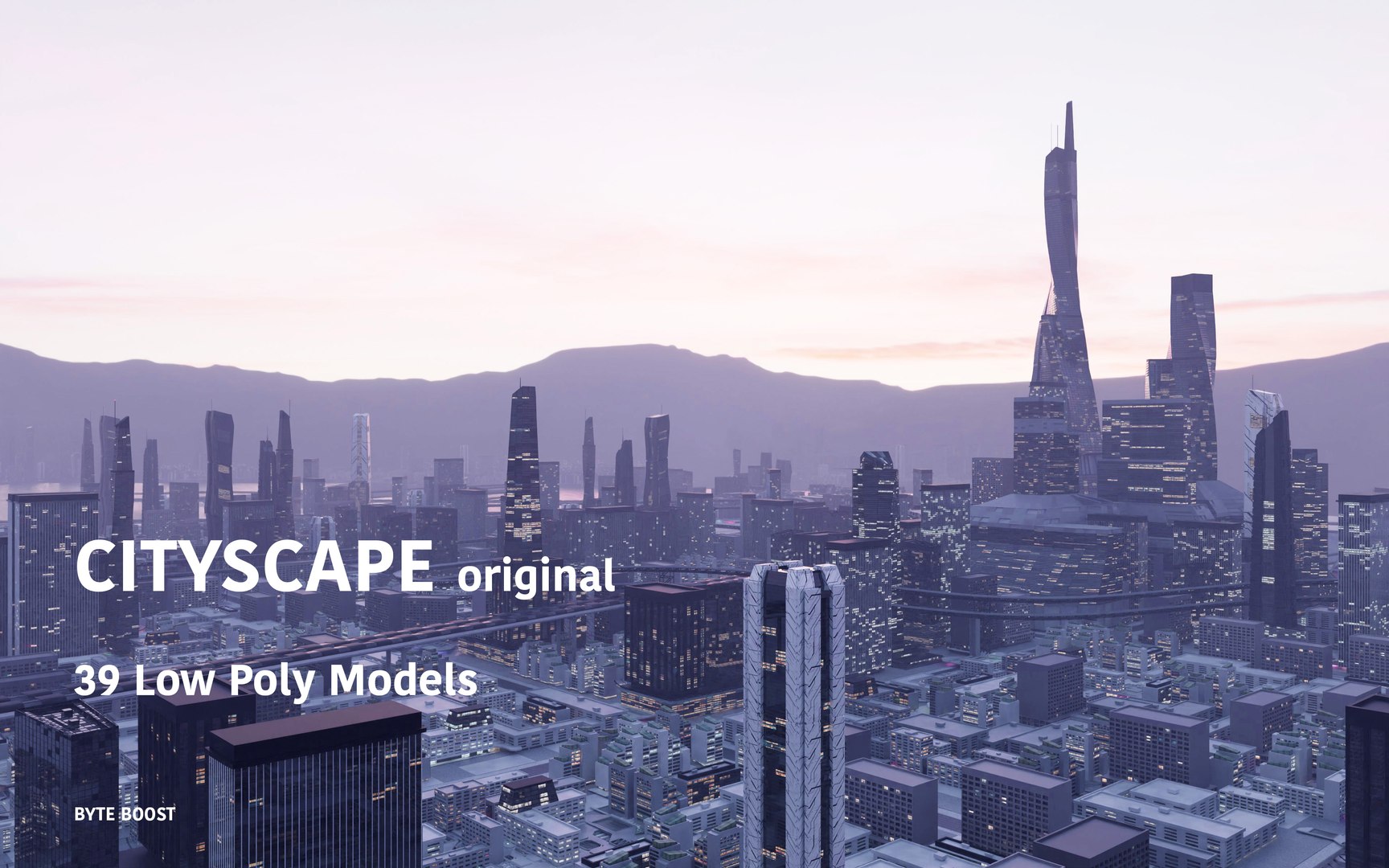 Cityscape Model - TurboSquid 2066216