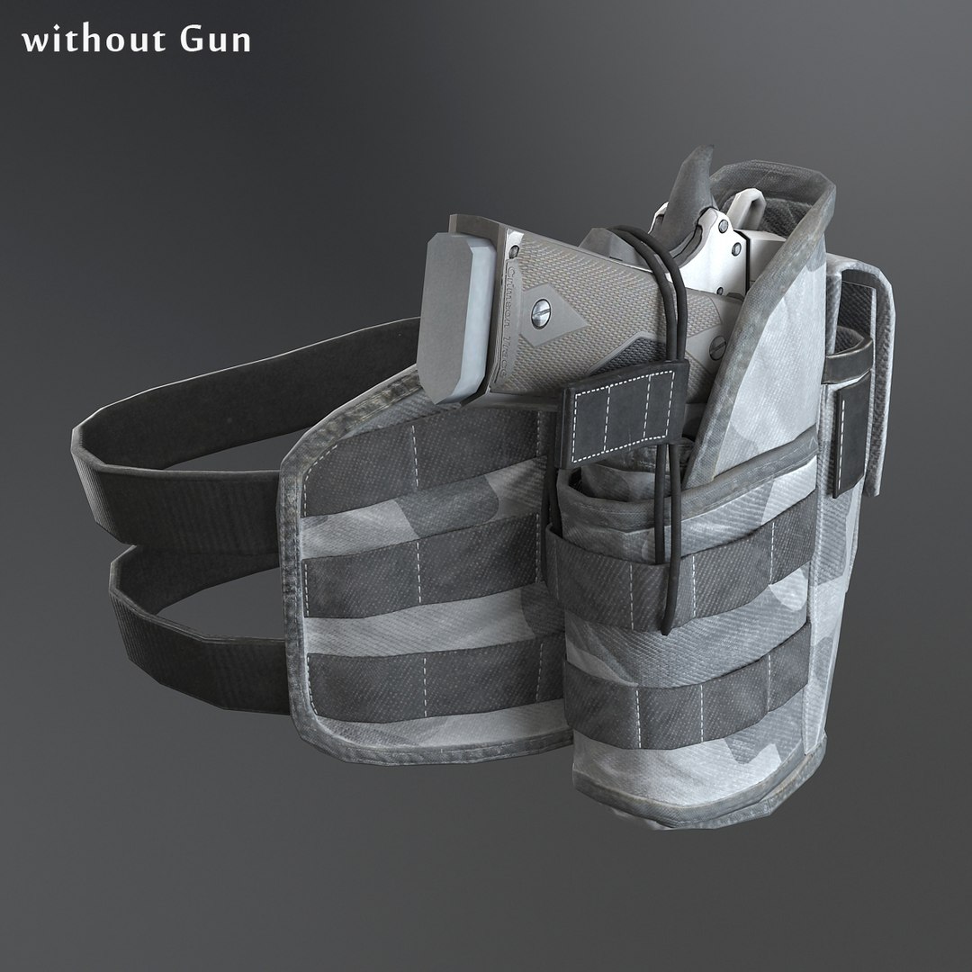 3d Model Holster Gun