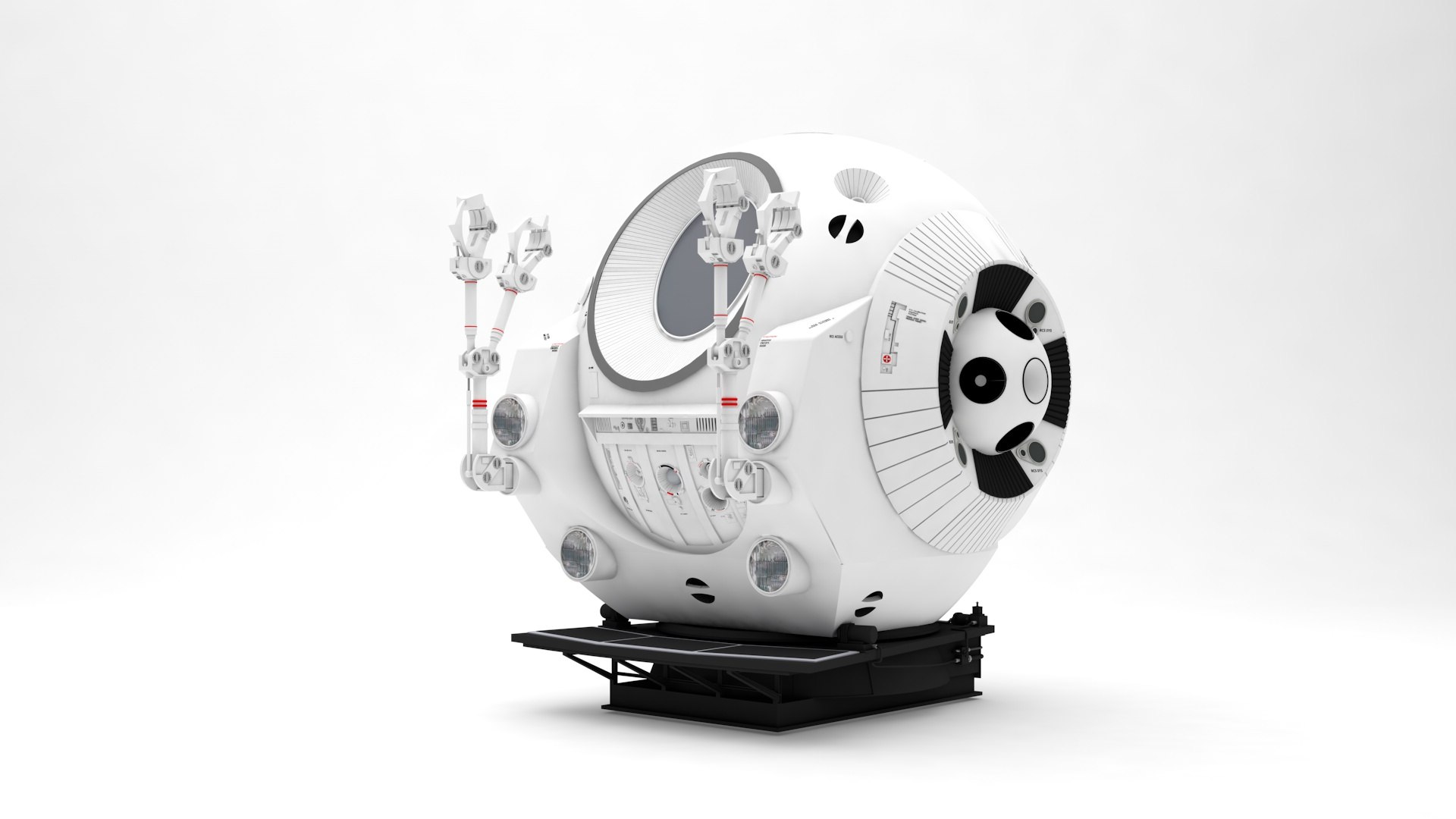 POD 2001 SPACE ODYSSEY 3D Model - TurboSquid 1817252