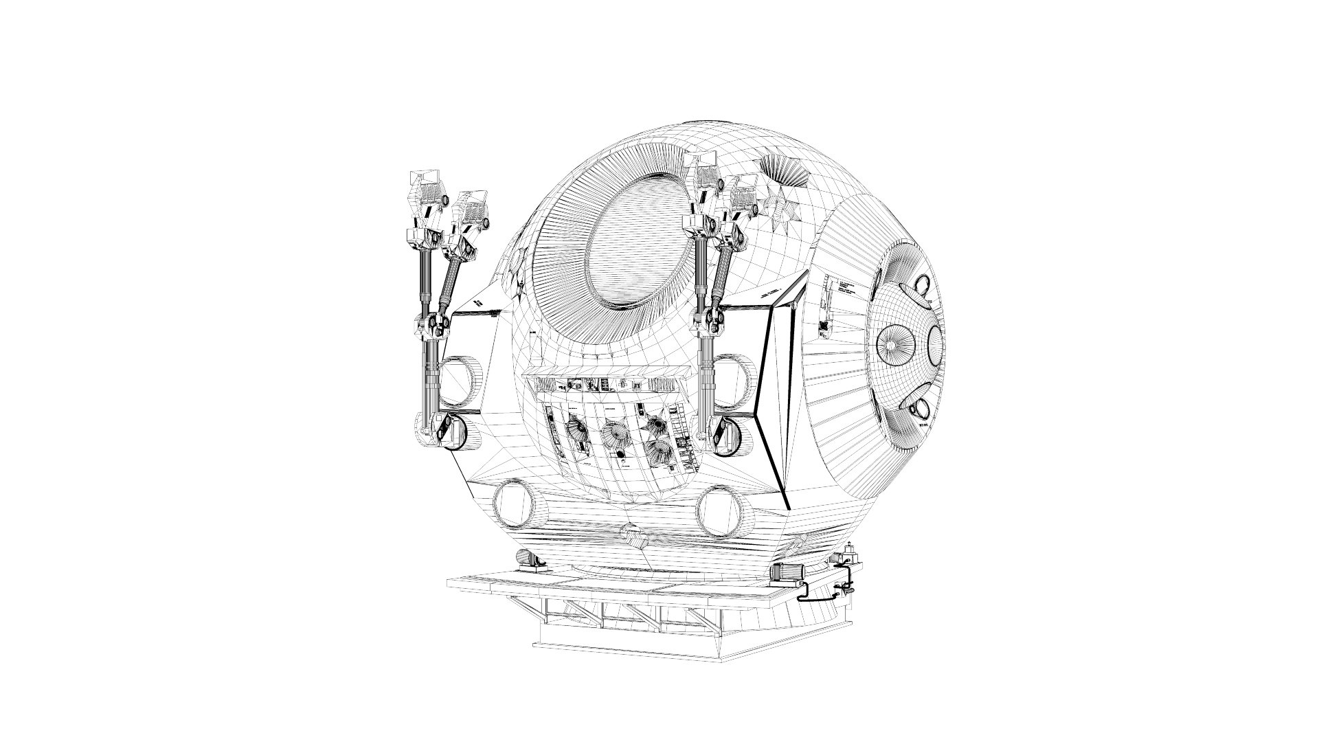 POD 2001 SPACE ODYSSEY 3D Model - TurboSquid 1817252