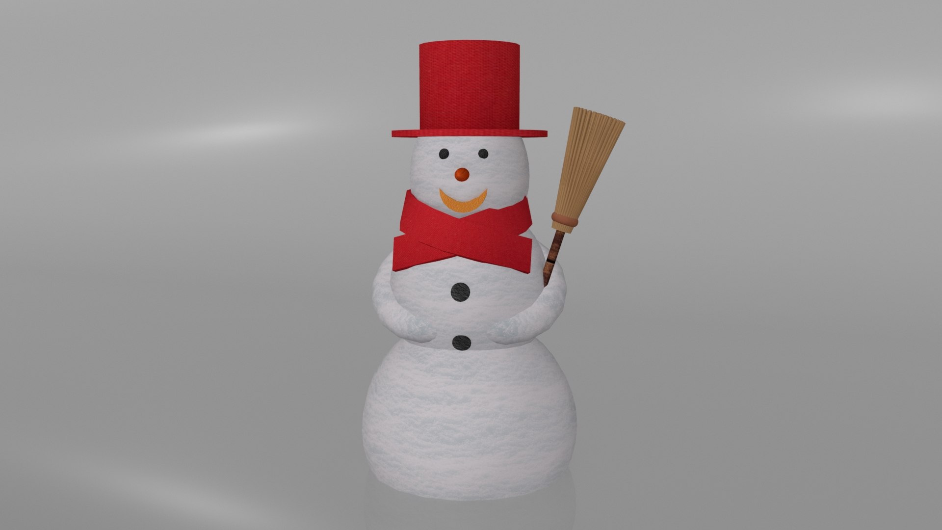 Snowman 3D model - TurboSquid 1601203