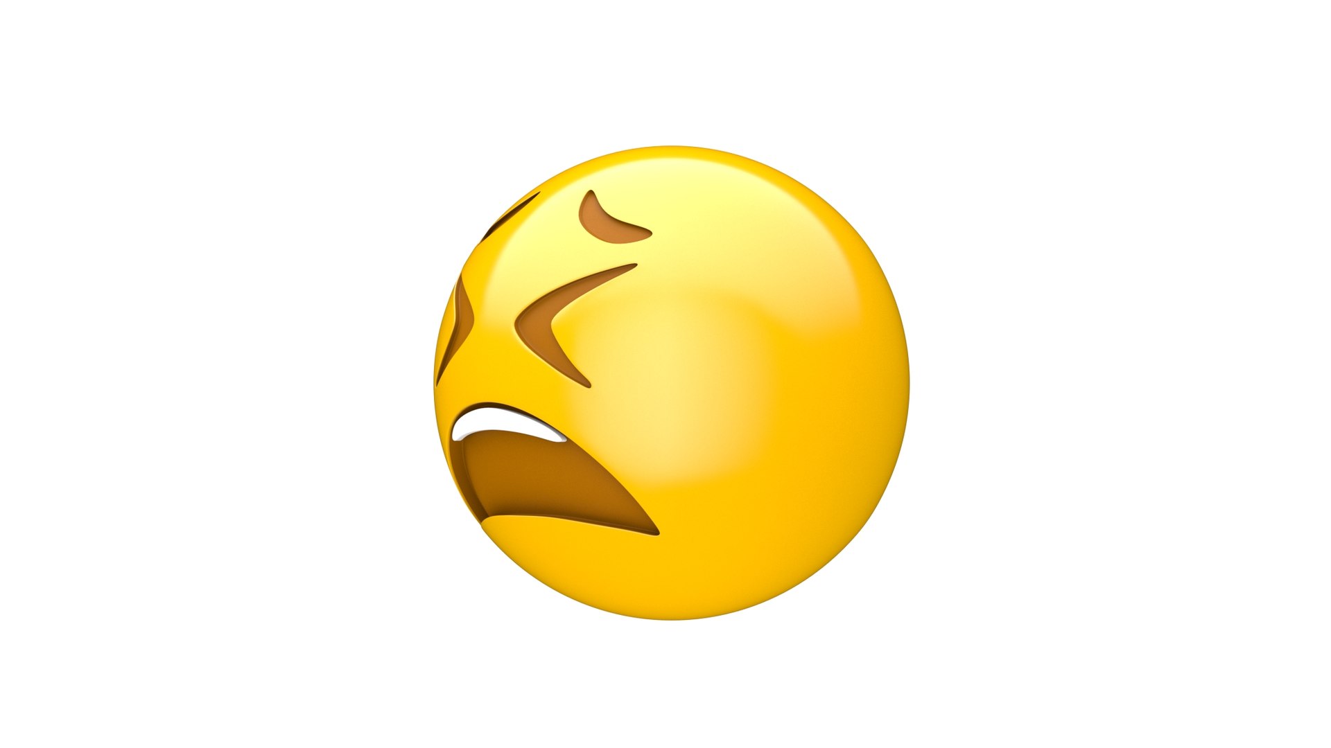 Apple Tired Face 3D model - TurboSquid 1778733