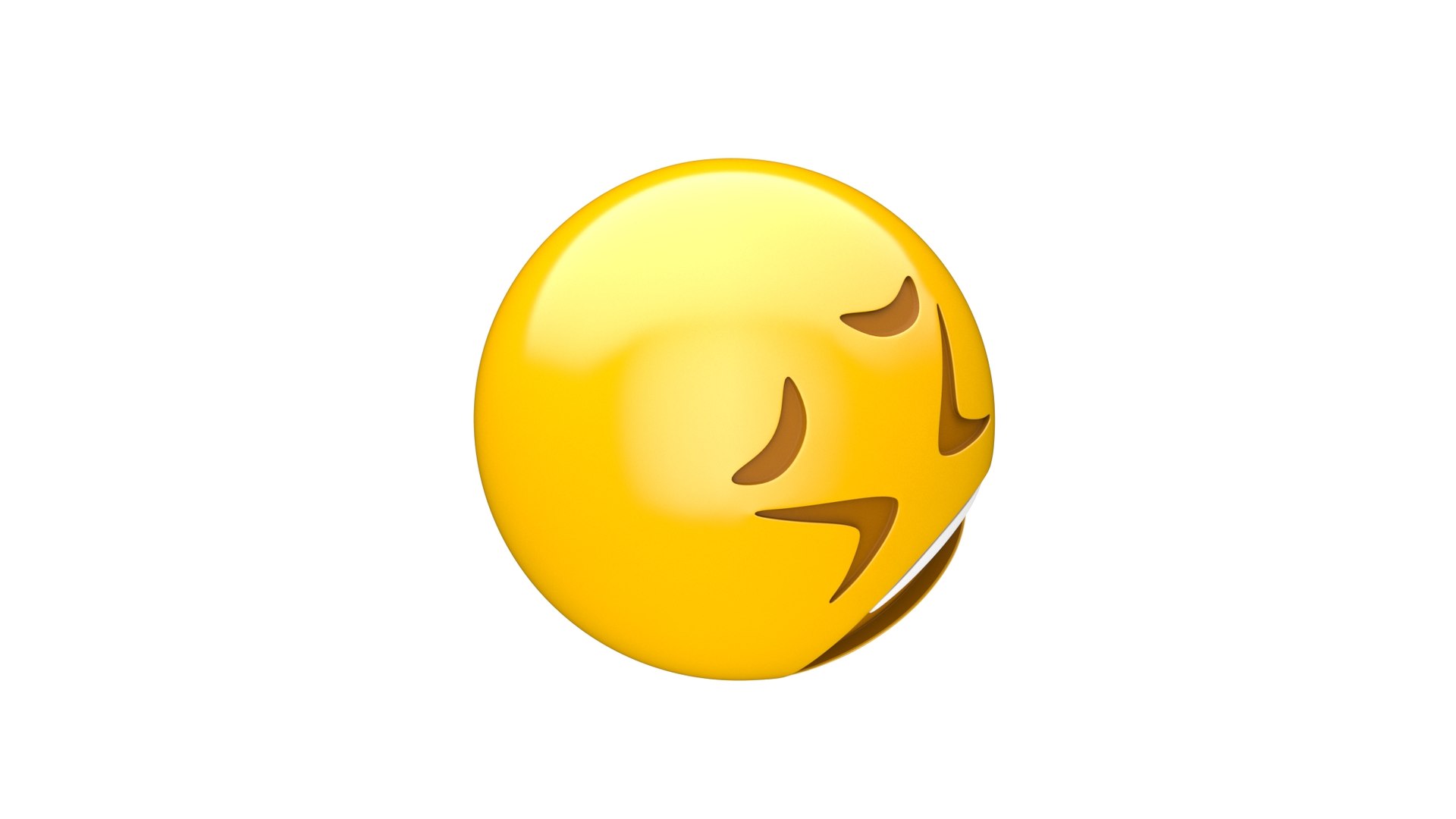 Apple Tired Face 3D model - TurboSquid 1778733