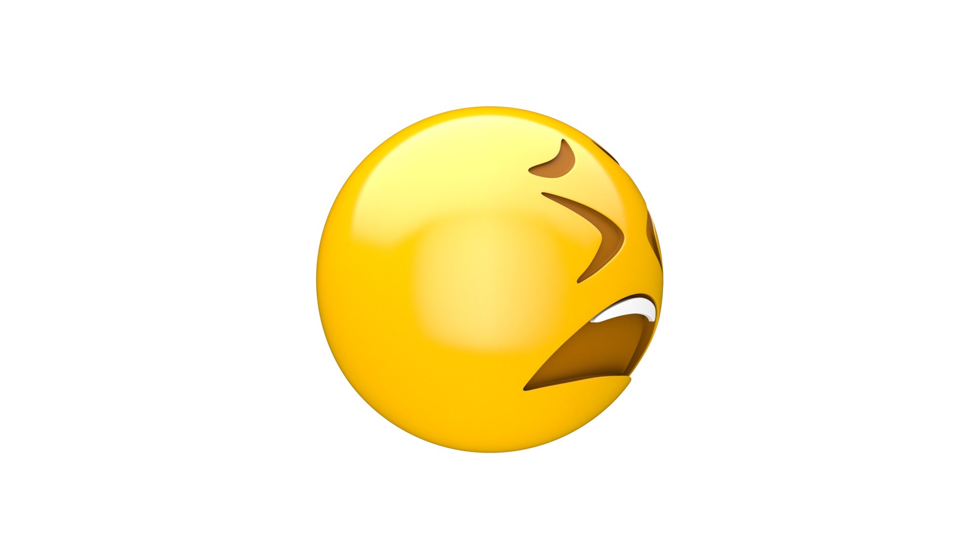 Apple Tired Face 3D model - TurboSquid 1778733