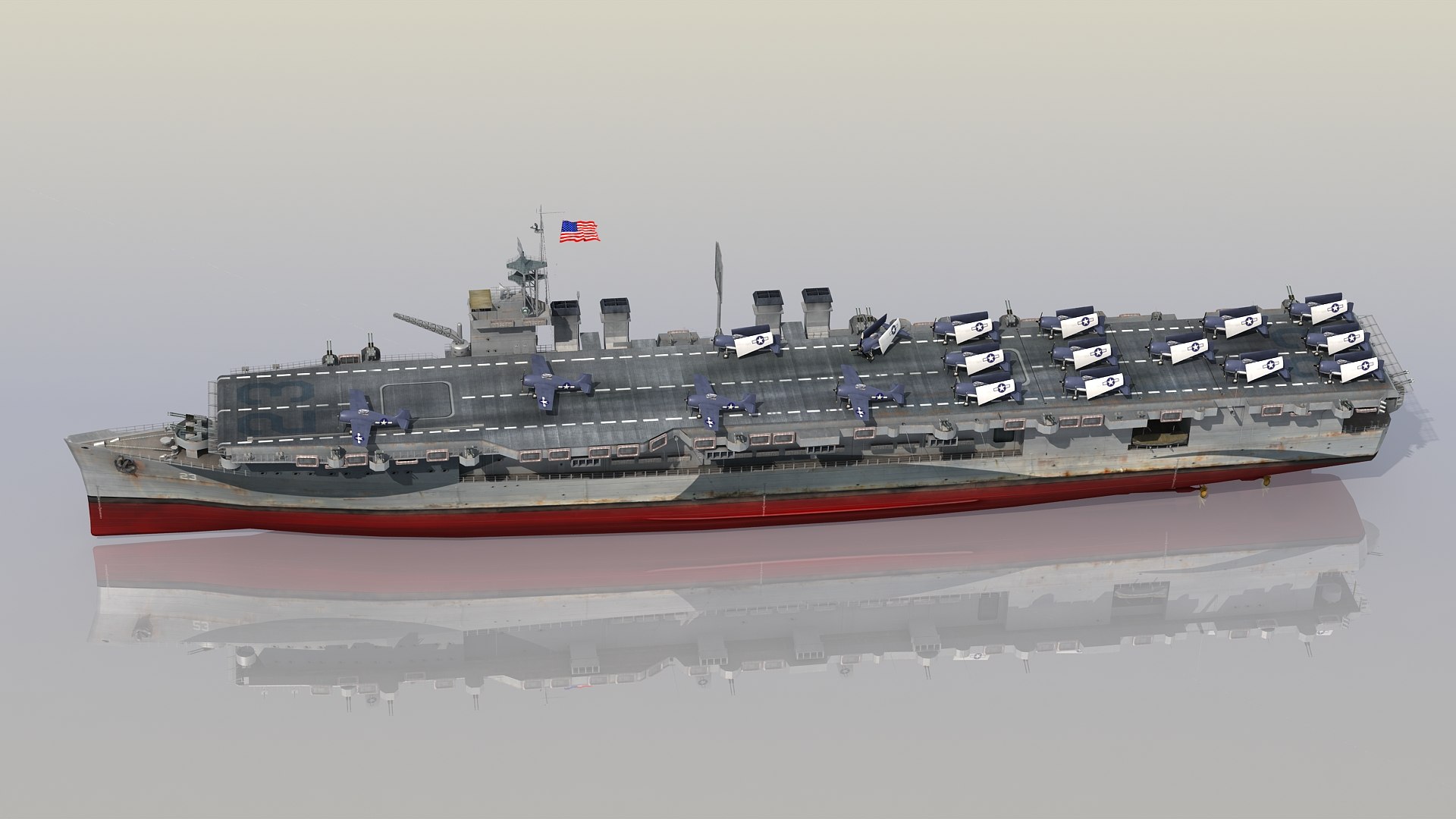 USS Princeton CVL-23 Independence-class model - TurboSquid 2080393