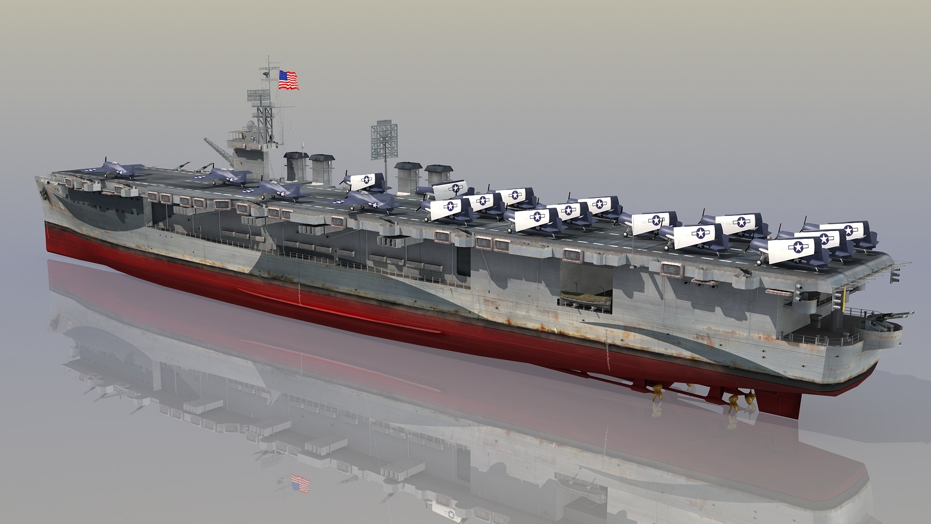 USS Princeton CVL-23 Independence-class Model - TurboSquid 2080393