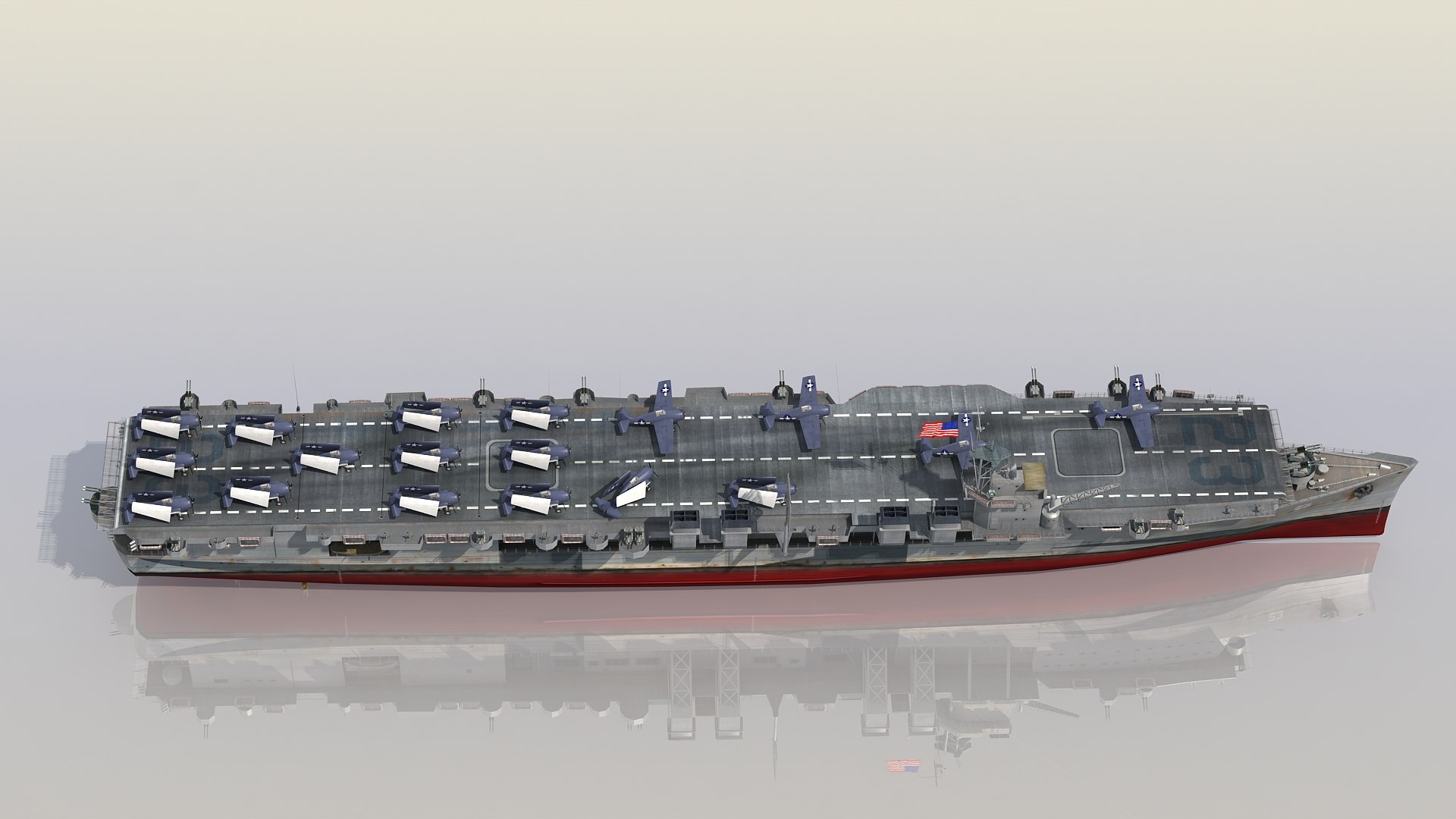 USS Princeton CVL-23 Independence-class Model - TurboSquid 2080393