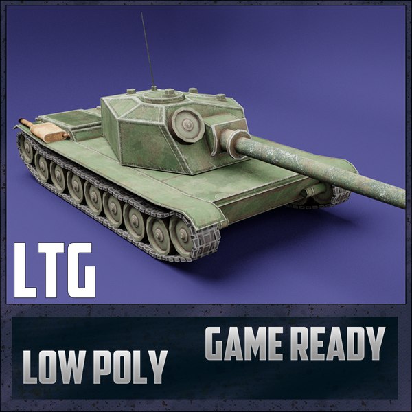 3D model ltg tank ussr toon - TurboSquid 1242829
