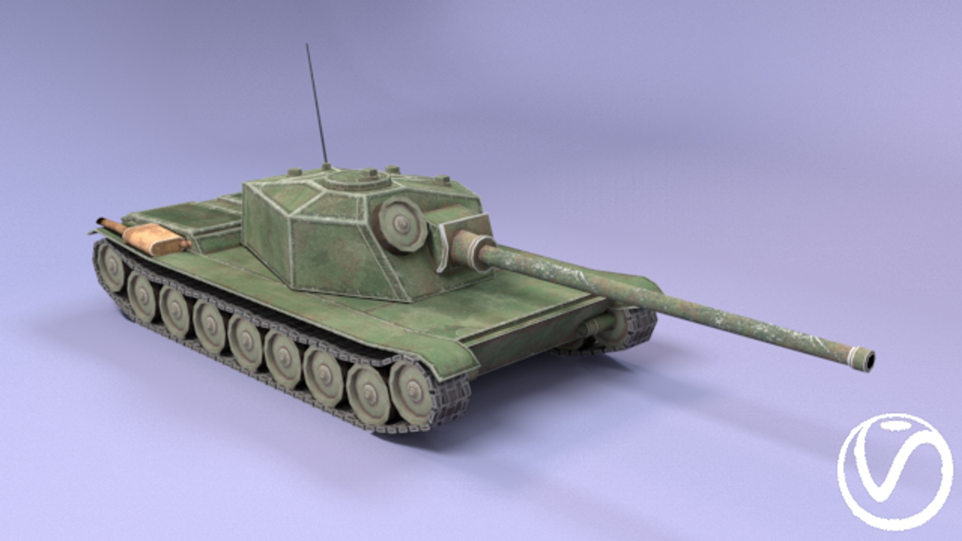 3D model ltg tank ussr toon - TurboSquid 1242829