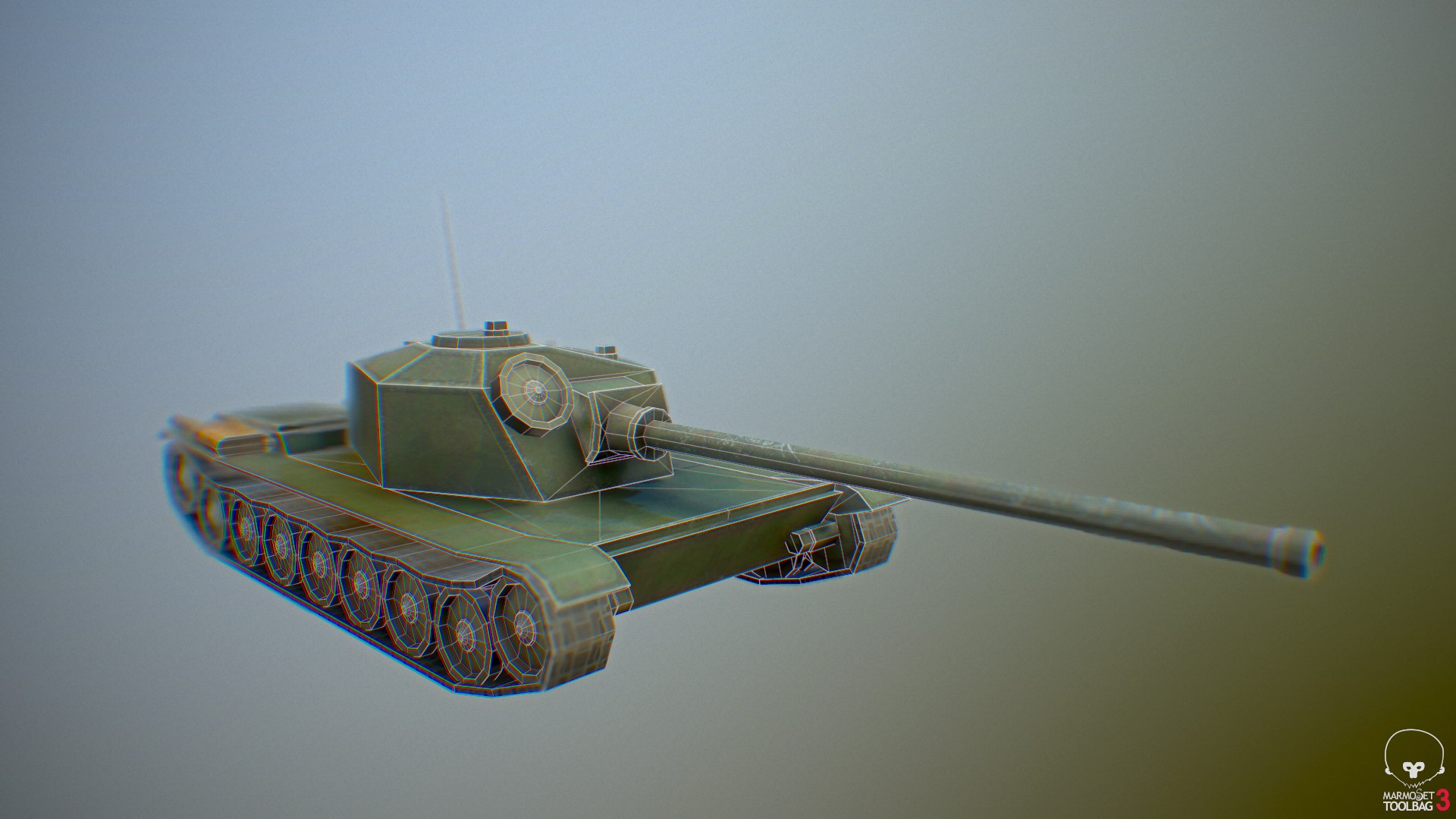 3D model ltg tank ussr toon - TurboSquid 1242829