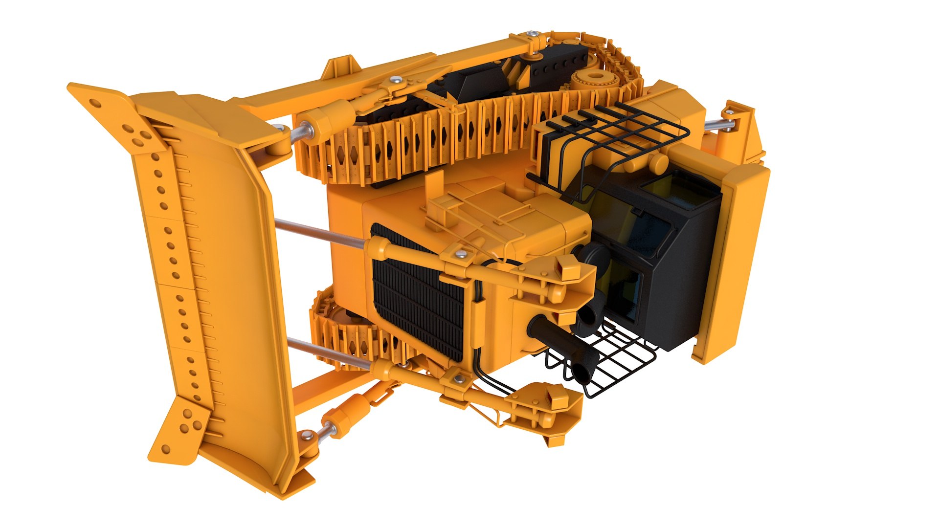 Tracked Dozer Model - TurboSquid 2089812