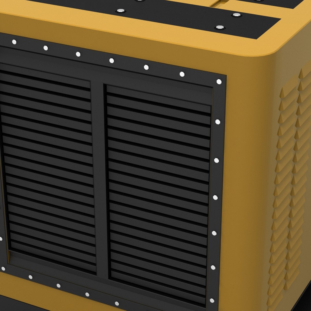 Generator Power Electric 3d Model