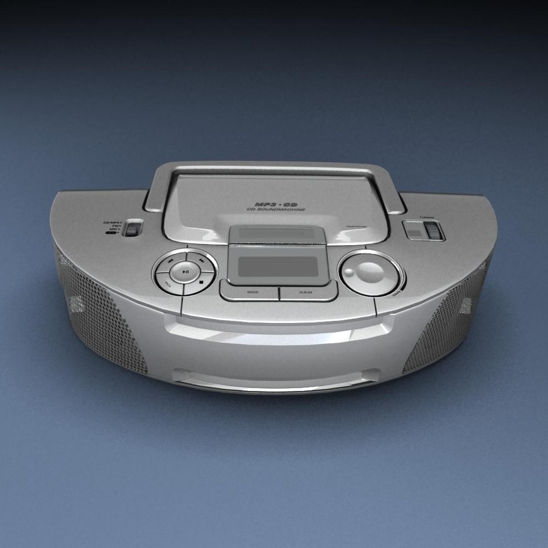 3d Cd Player Model
