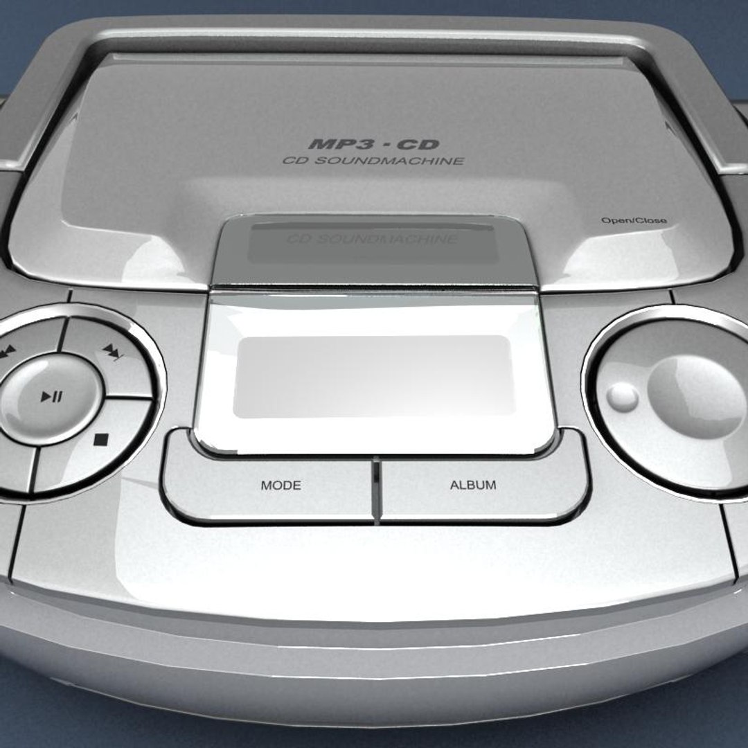 3d Cd Player Model
