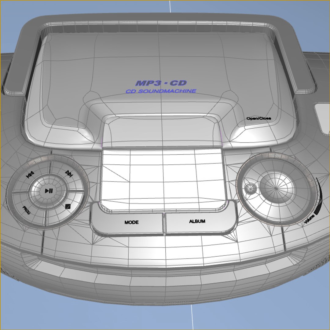 3d Cd Player Model