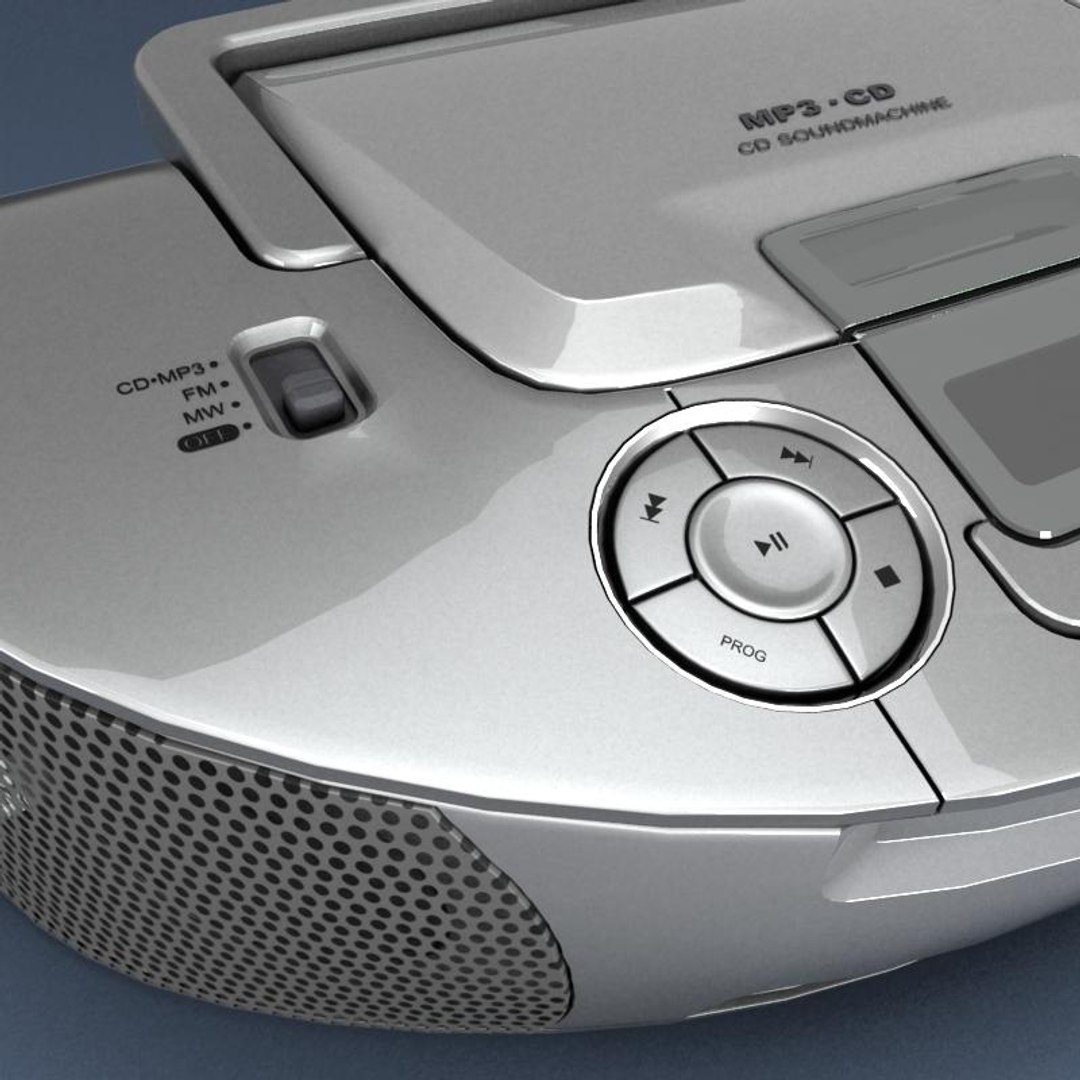 3d Cd Player Model
