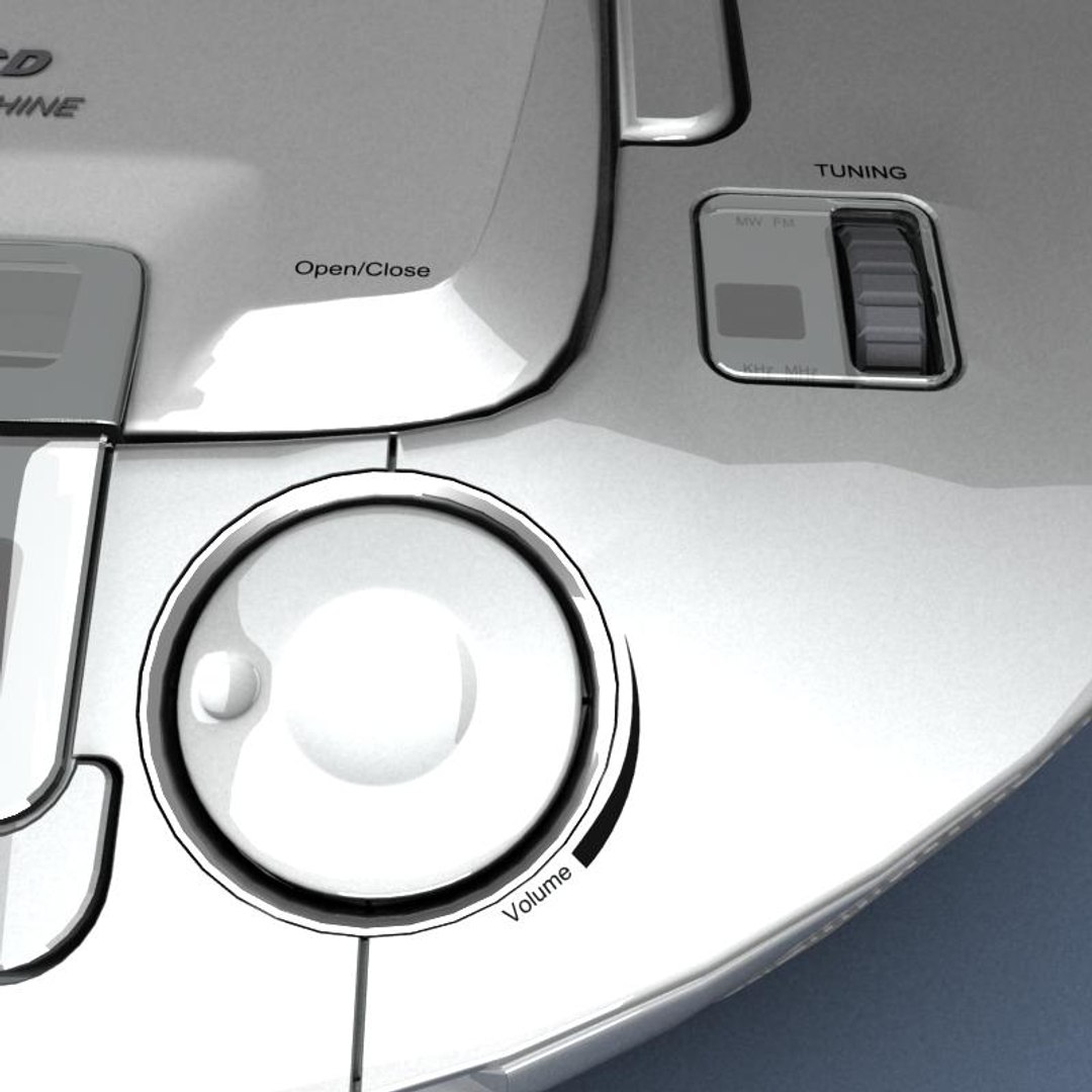 3d Cd Player Model