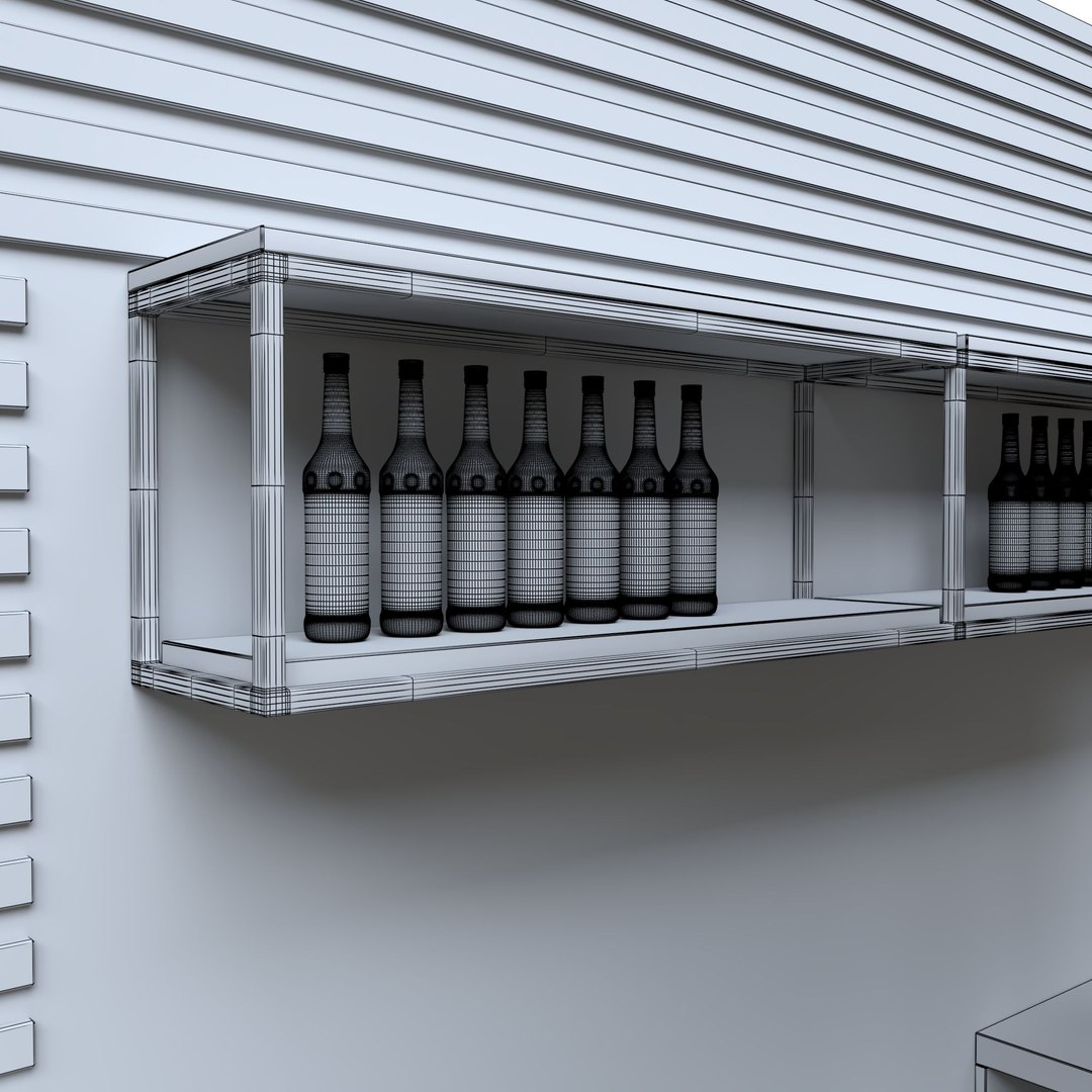 3D Model Interior Cafe Bar - TurboSquid 1677372