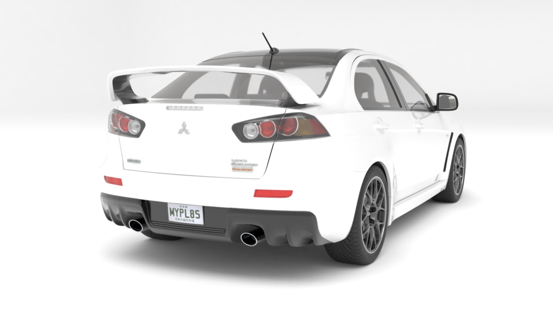 3D Model Mitsubishi Lancer Evolution X 2015 Last Edition - TurboSquid ...